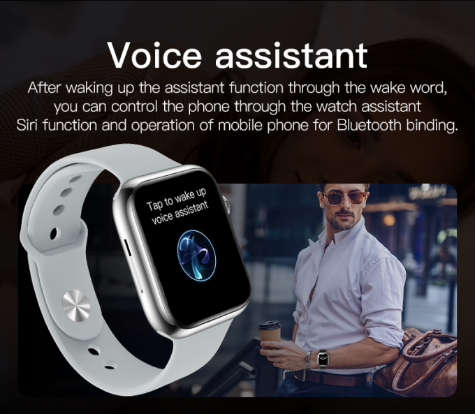 D8 Max Smartwatch Big Screen Bluetooth Call Wireless Charging Mobile ...