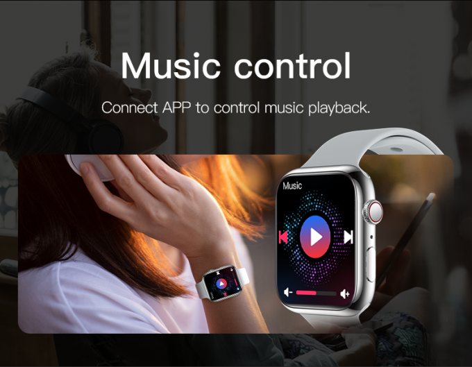 D8 Max Smartwatch Big Screen Bluetooth Call Wireless Charging Mobile ...